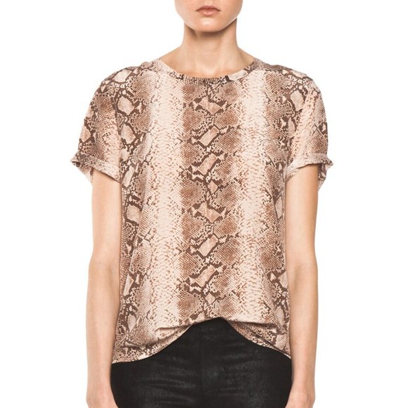 Equipment | Tops | Equipment Riley Python Tee | Poshmark
